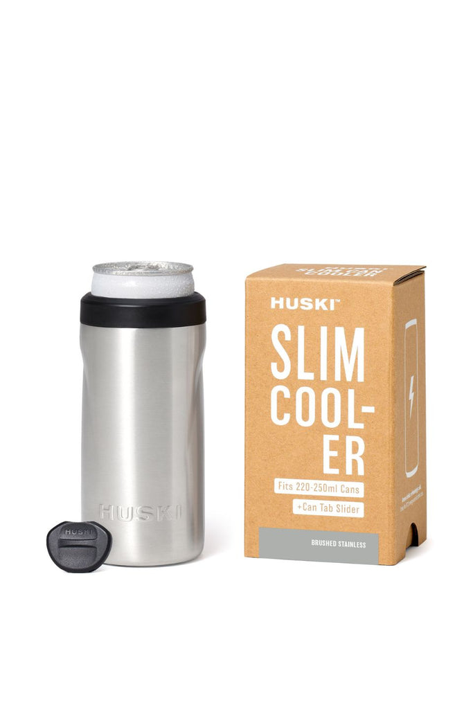 Shop Brushed Stainless Tall Slim Can Cooler | Flo & Frankie