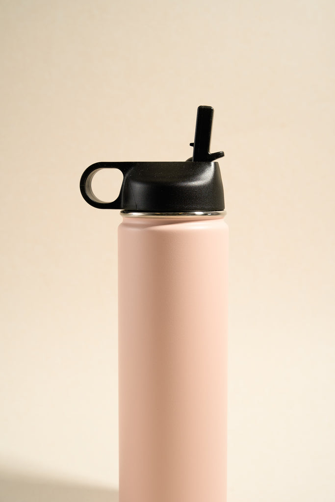 Shop Blush Stainless Steel 710ml Water Bottle | Flo & Frankie