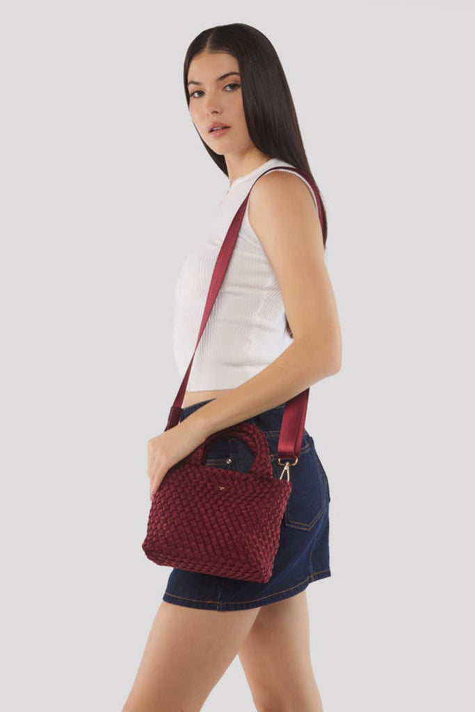 Shop Honey Cherry Woven Mini Bag | Flo & Frankie