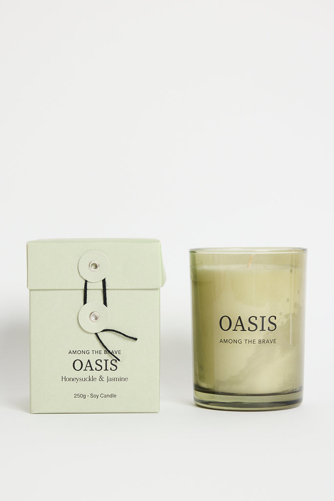 Shop Oasis Honeysuckle Jasmine 250g Soy Candle | Flo & Frankie