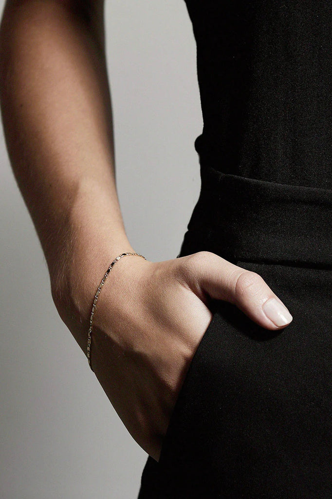 Shop Parisa Fine Gold Chain Bracelet | Flo & Frankie