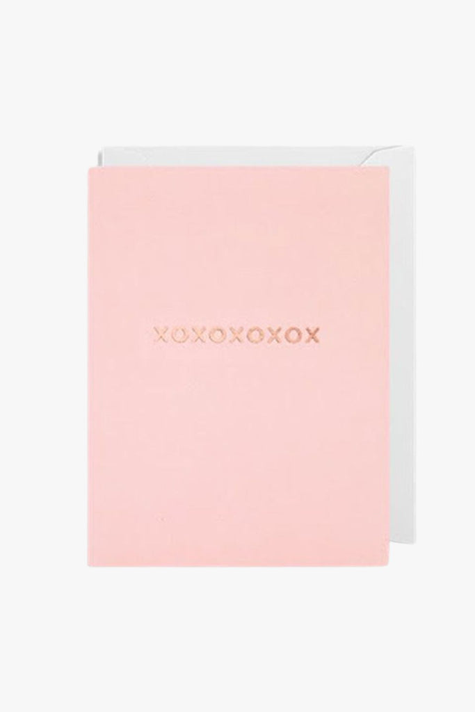 Shop XOXOXO Pink Small Greeting Card | Flo & Frankie