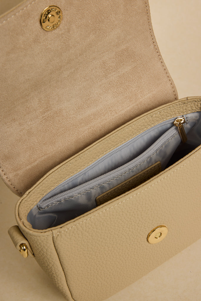 Shop London Shell Leather Small Crossbody Bag | Flo & Frankie