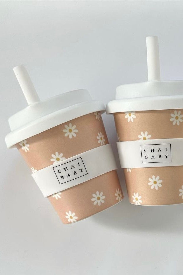 Shop Natural Daisy Babyccino Fluffy Cup Online | Flo & Frankie