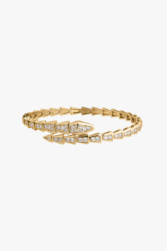 Shop Snake Bangle Gold | Flo & Frankie