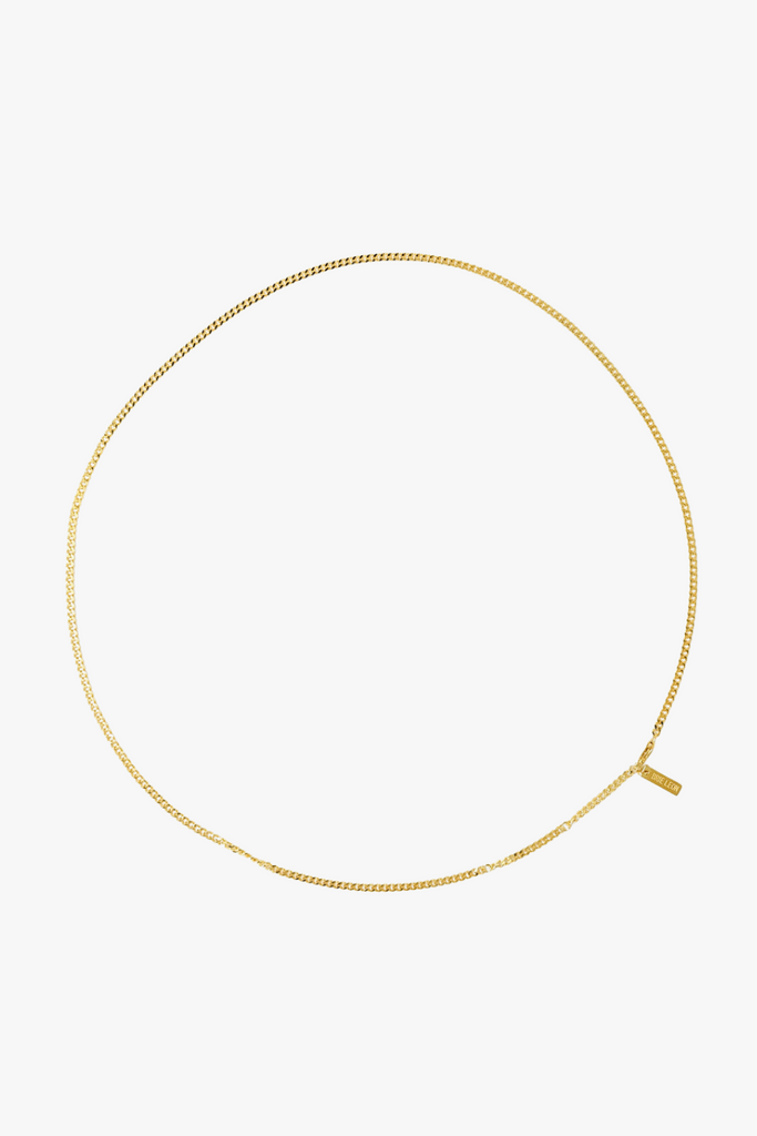 Shop Curb 18k Gold Plated Chain Necklace Online | Flo & Frankie
