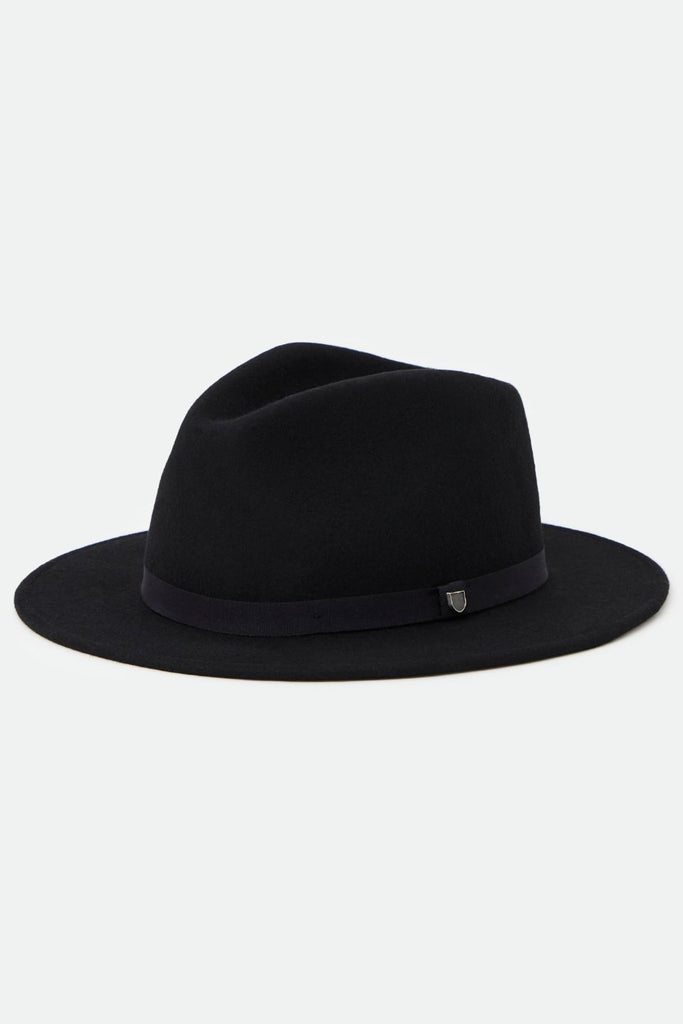 Shop Messer Packable Fedora Black Wool Felt Hat | Flo & Frankie