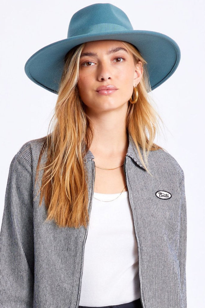 Shop Joanna Silver Pine Felt Hat | Flo & Frankie