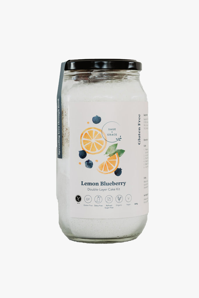 Shop Lemon Blueberry Cake Making Kit | Flo & Frankie