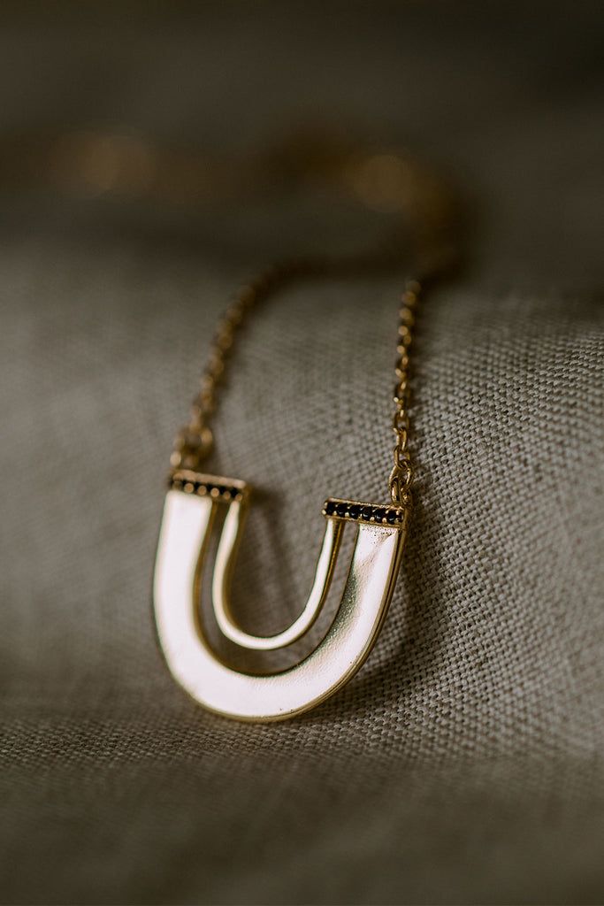 Shop Zulu Gold U Shape Necklace EOL | Flo & Frankie